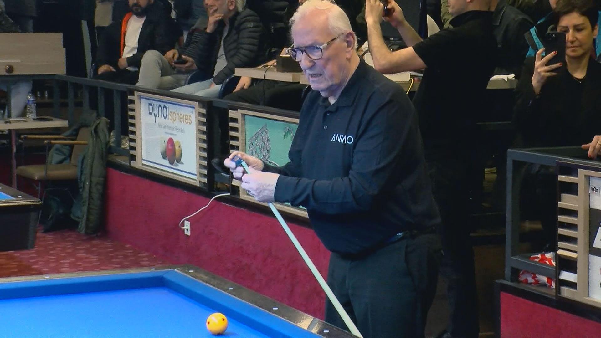 Dünya bilardo efsanesi Raymond Ceulemans, Tümer Metin ile karşılaştı - Son Dakika Spor Haberleri