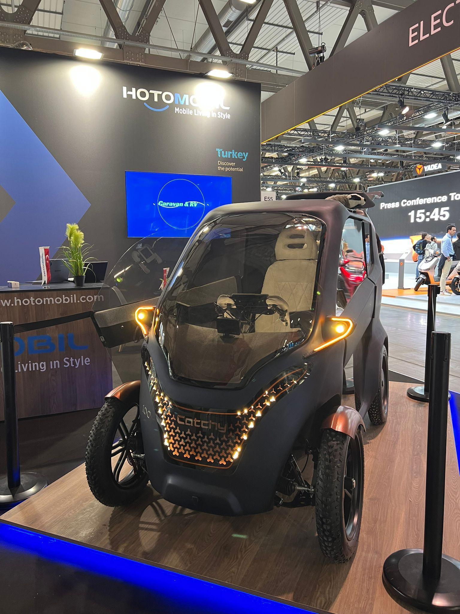 Yerli ve milli mobilite aracı Catchy, ilk kez İtalya’da tanıtıldı ...