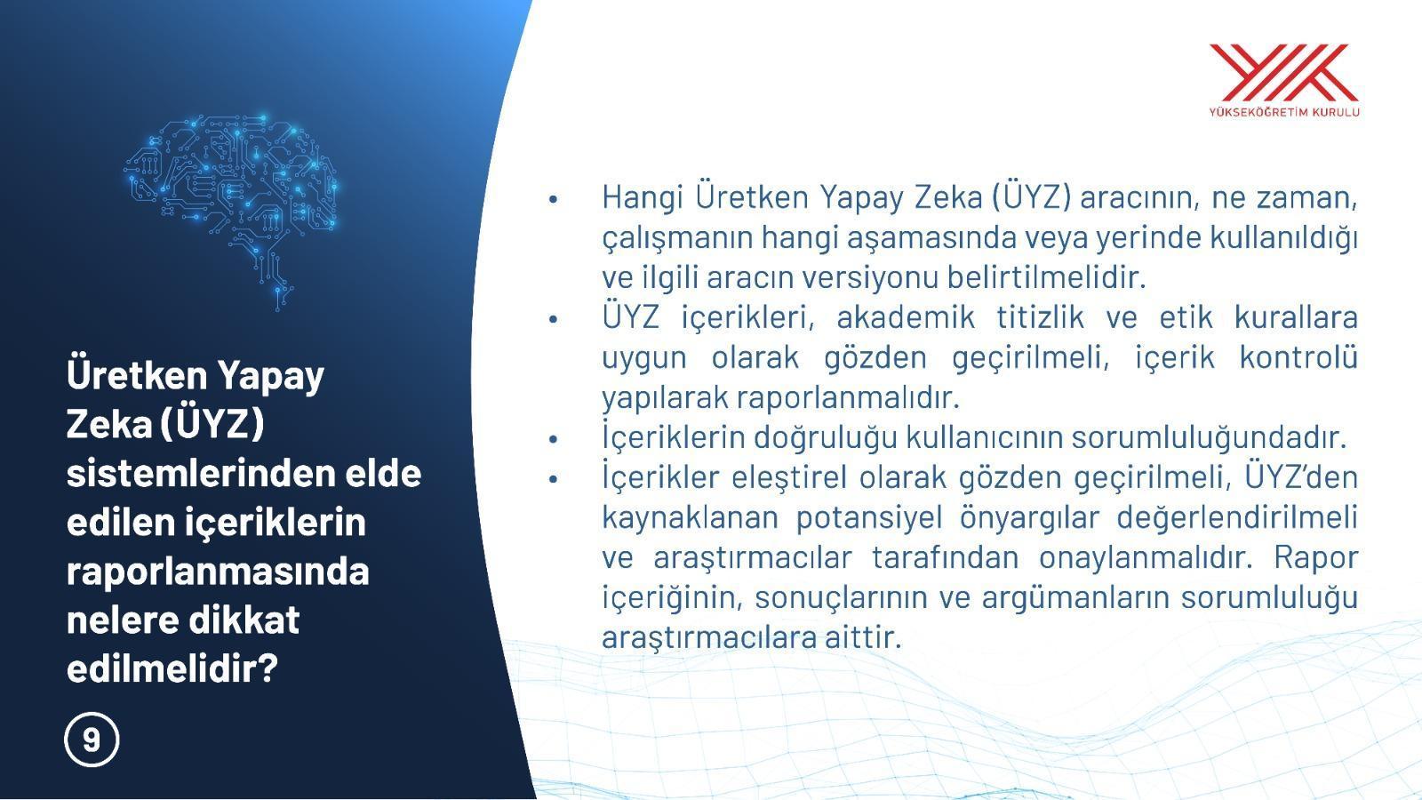 YÖK'ten, üretken yapay zeka kullanım rehberi - Güncel Eğitim Haberleri