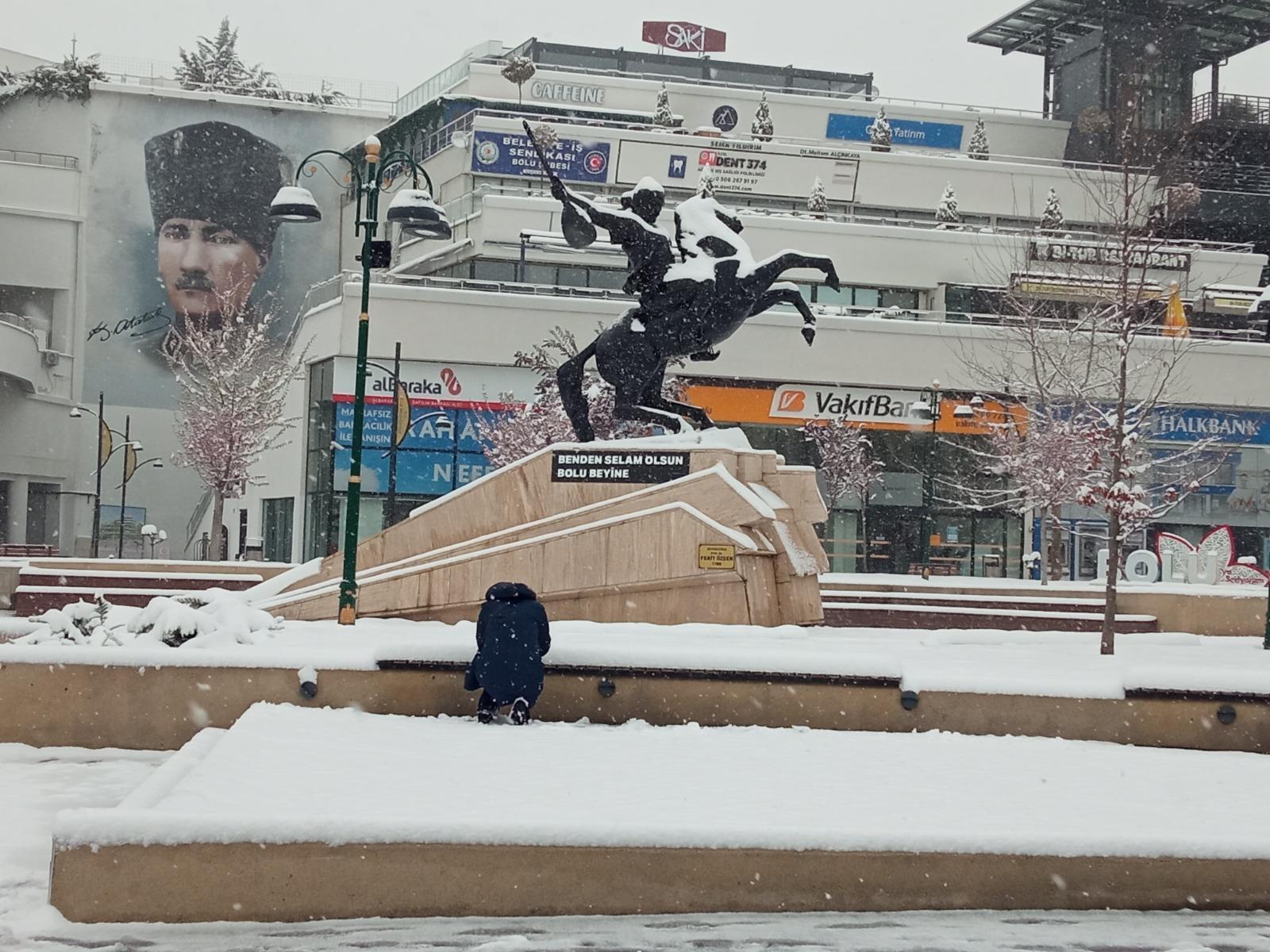 Bolu Dağı'nda kar yağışı - Son Dakika Gündem Haberleri