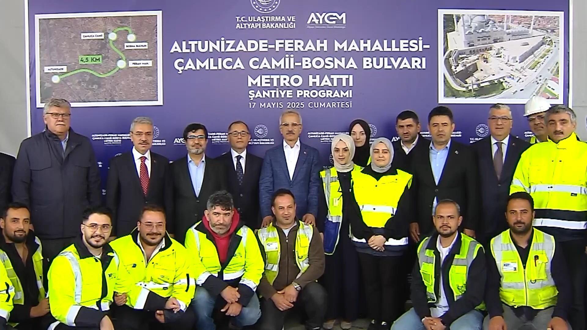 Bakan Uraloğlu: Bugün itibariyle ana hat tünel kazılarını yüzde 99 ...